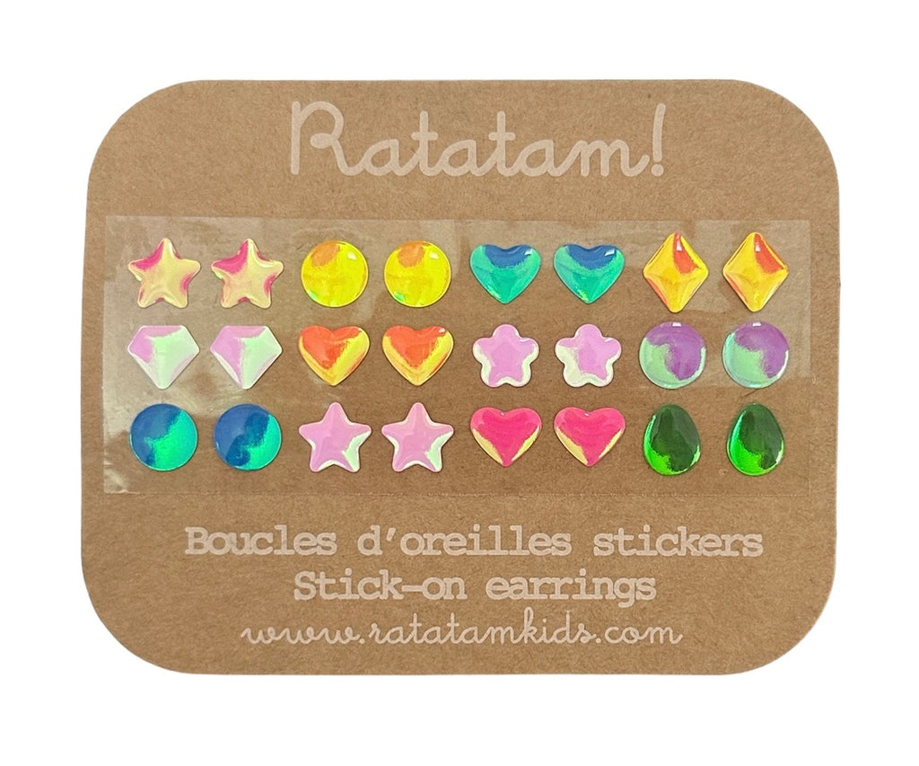 Set of 12 pairs of earring stickers / 10 – House of sisters